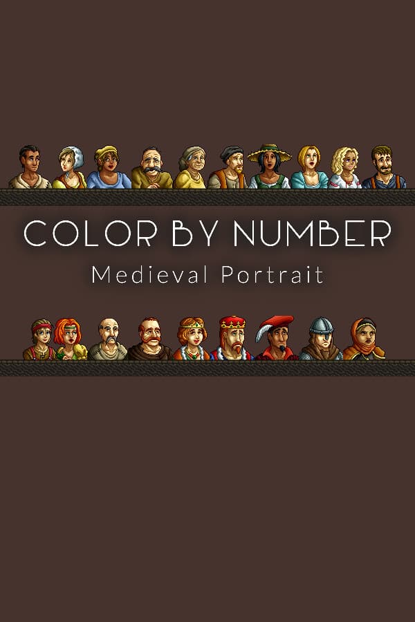 Color by Number - Medieval Portrait